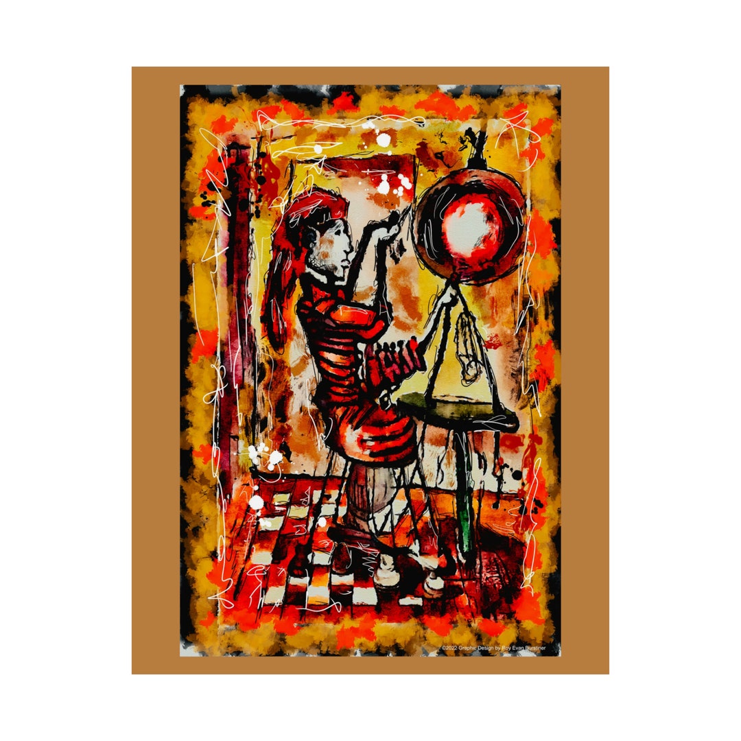 Matte Fine Art Posters 11"x14" -"the Timekeeper" - Print of Original ...