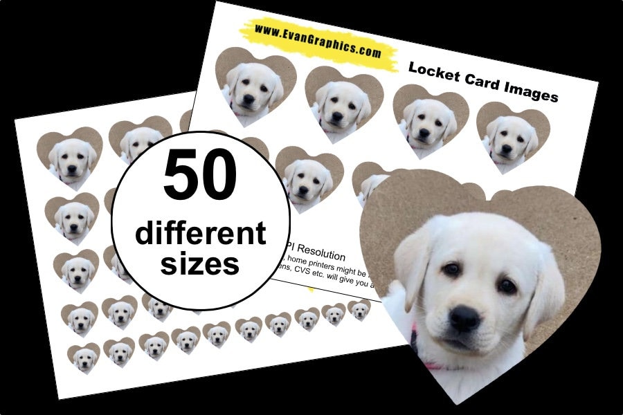 3 Locket Photo Sets - Etsy