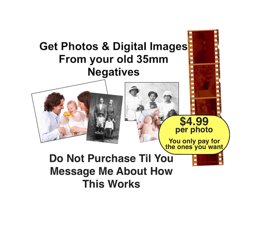 Your Old 35 Mm Negatives Scanned Digitized and Printed - Etsy
