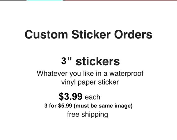 3 Stickers Matte Vinyl Waterproof Paper Sticker - Etsy