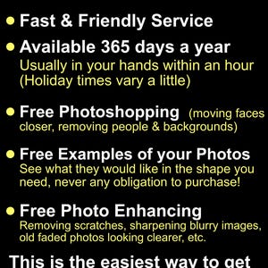 2 Locket Photos Sets- Fifty Sizes of Each - Free Photo Enhancing ...