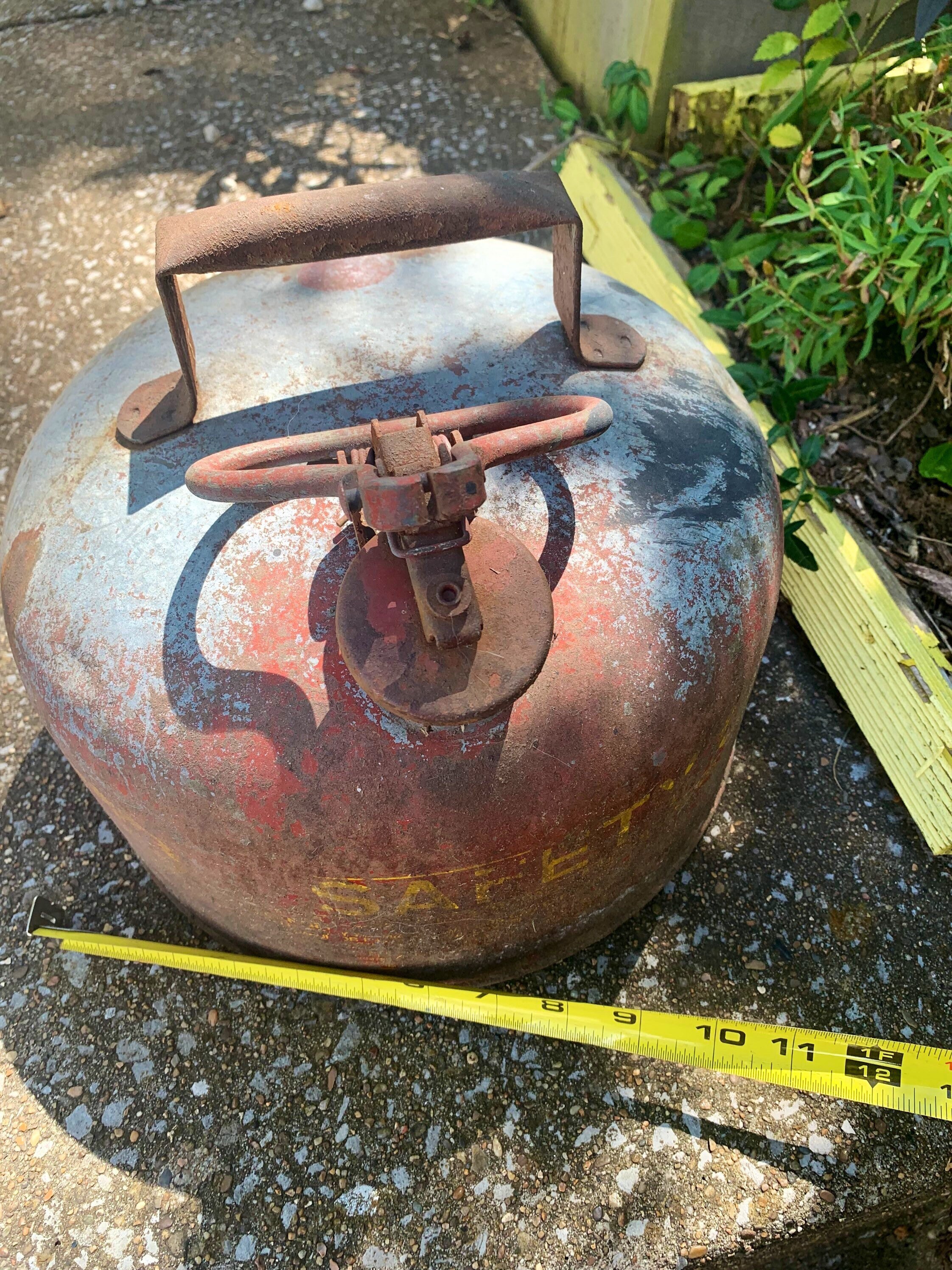 Extremely Old “safety Can” Gas Can From Yesteryear - Etsy
