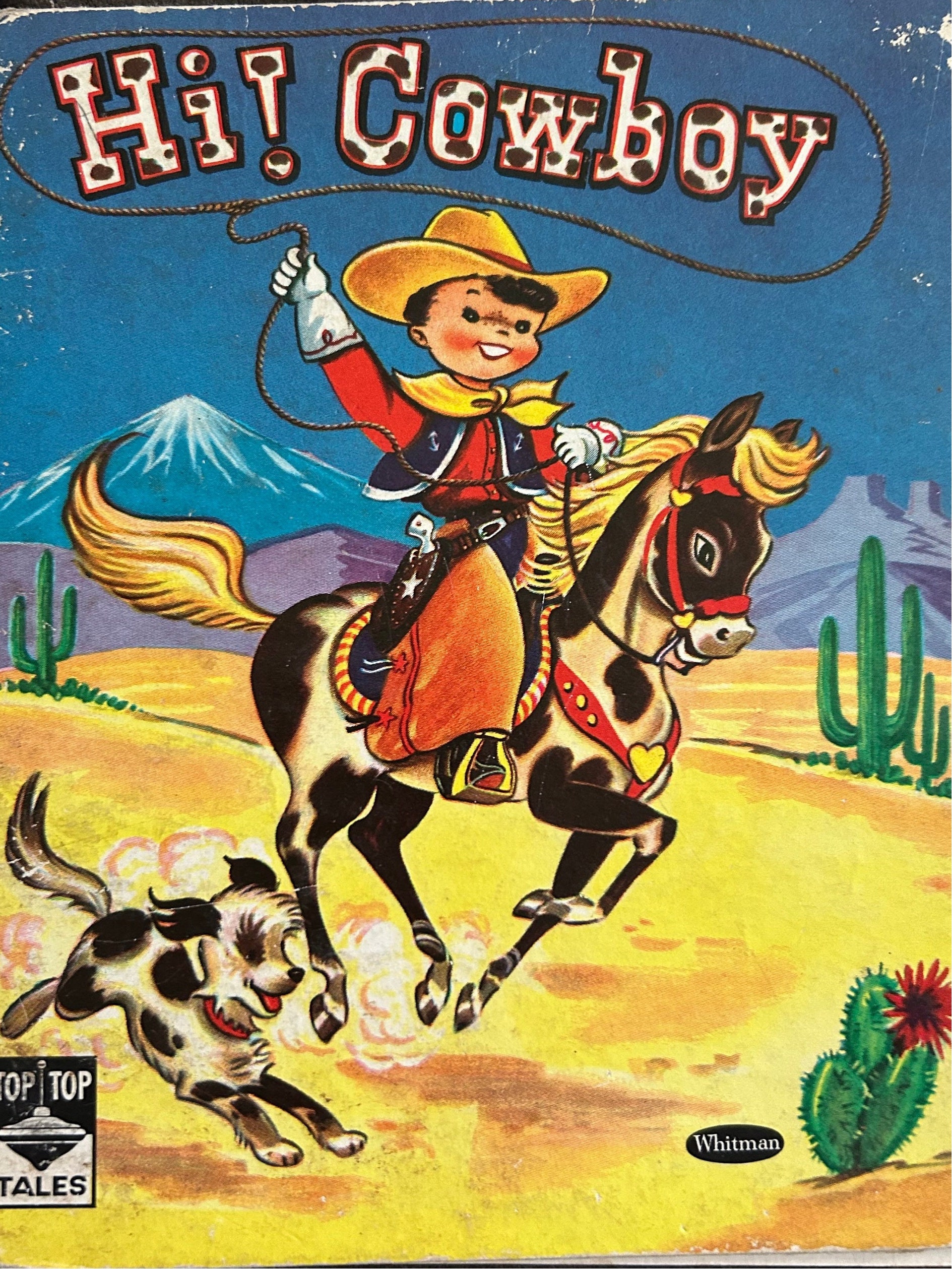 Antique “hi! Cowboy” Children’s Book Put Out by Top Top Tales - Etsy