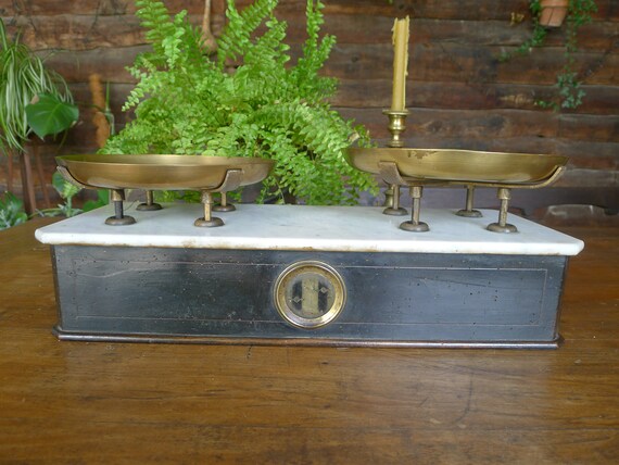 French Vintage Large Balance Scale | Etsy UK