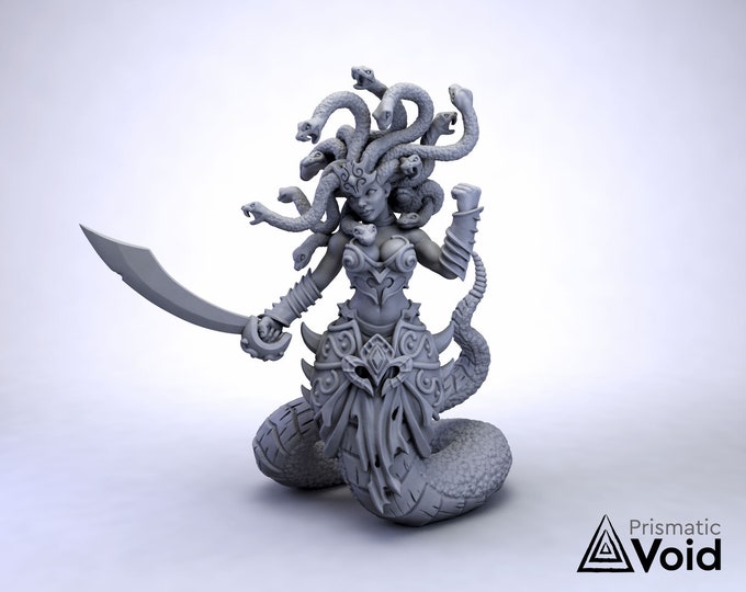 Greater Medusa - Miniature for Dungeons & Dragons, Tabletop RPG 5E - Etsy