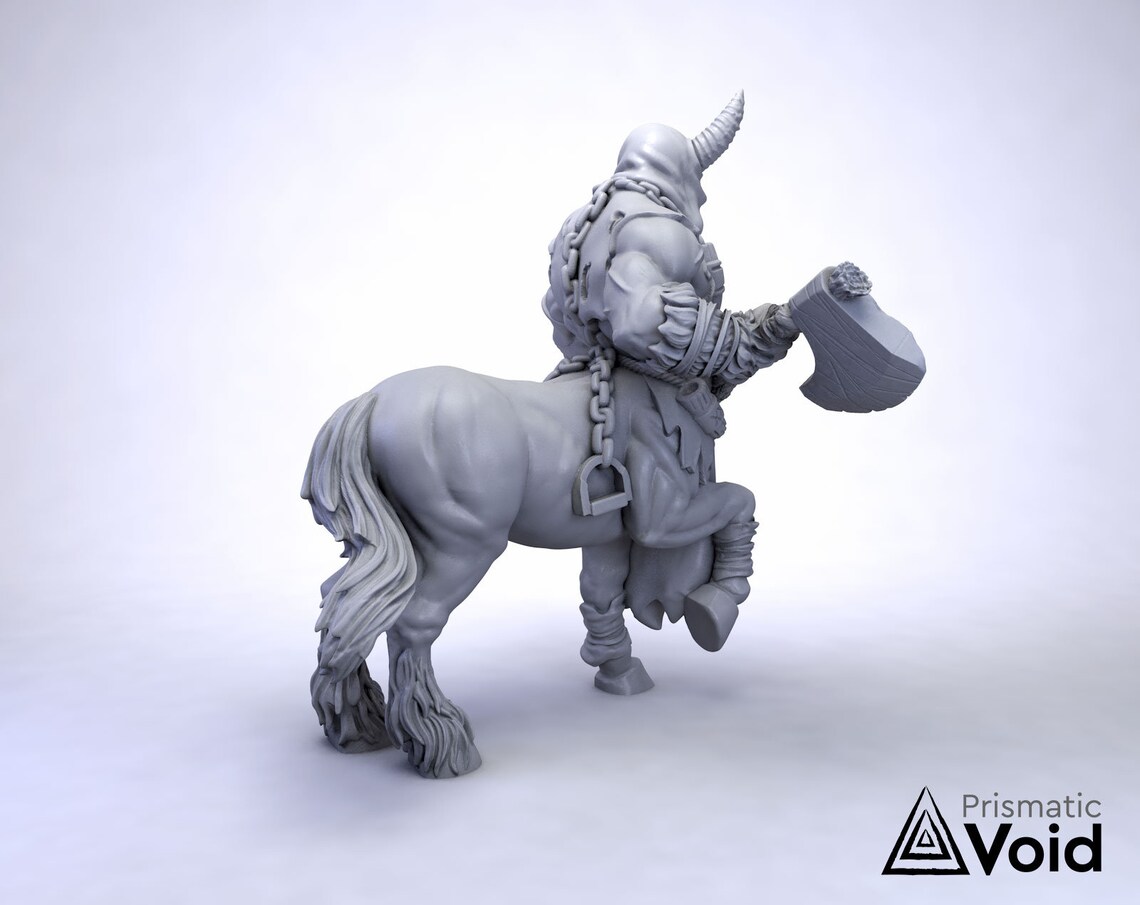 Chaos Centaur / Centigor Miniature for Dungeons & Dragons - Etsy