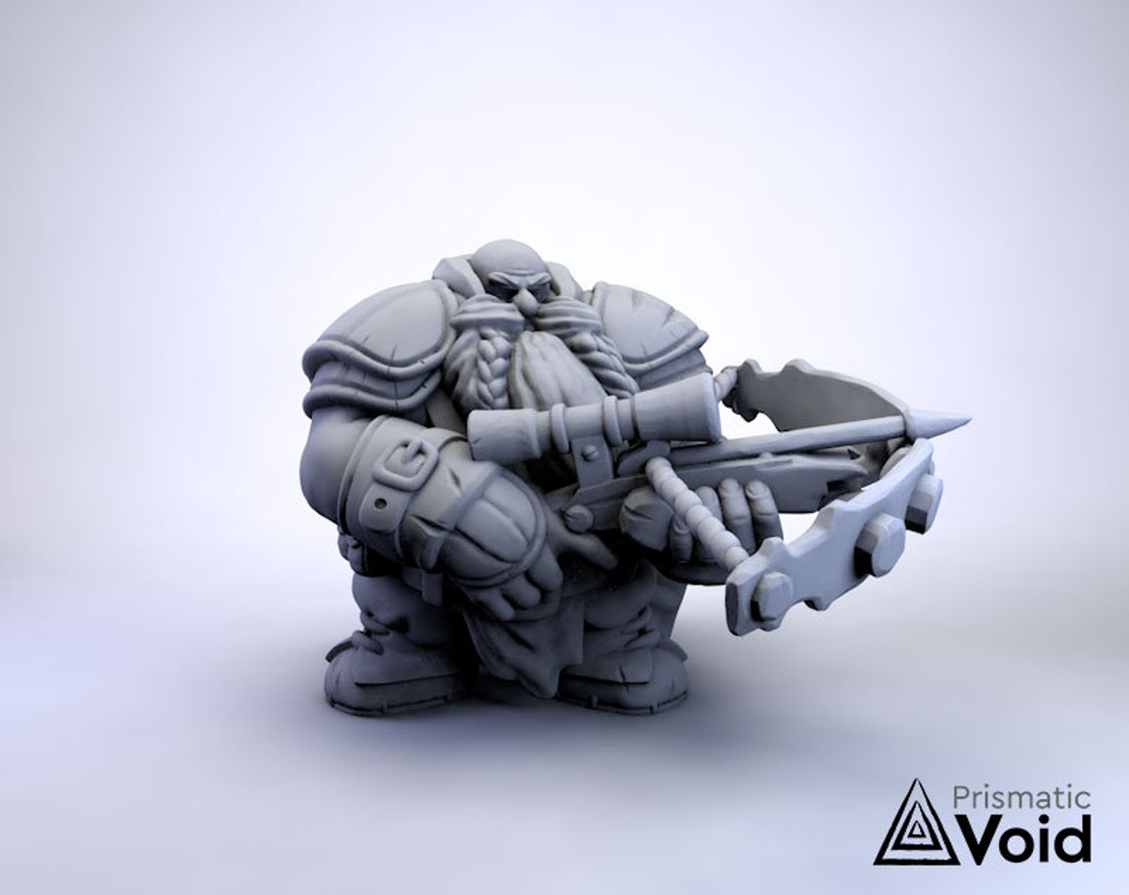 Dwarf Crossbowman Miniature for Dungeons & Dragons Tabletop | Etsy