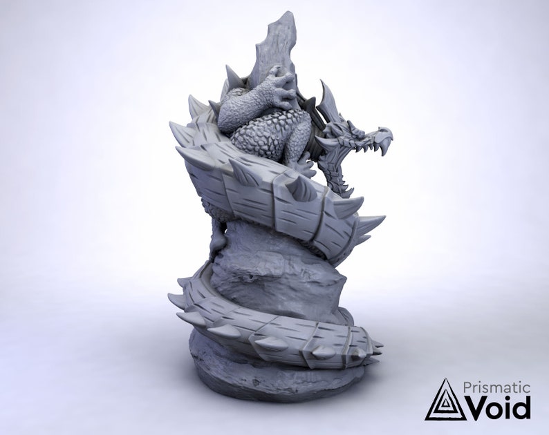 Drake Miniature for Dungeons & Dragons Tabletop RPG Kings | Etsy