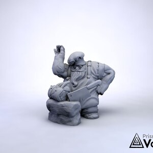 Dwarf Butcher - Miniature for Dungeons & Dragons, Tabletop RPG 5E - Etsy
