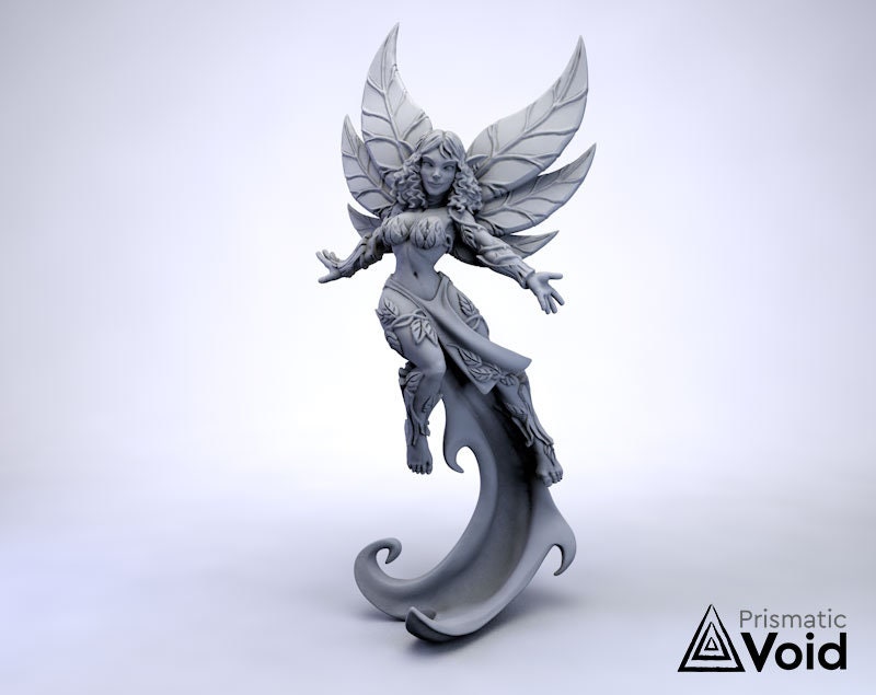 Winged Faerie / Fey / Dryad Miniature for Dungeons & - Etsy