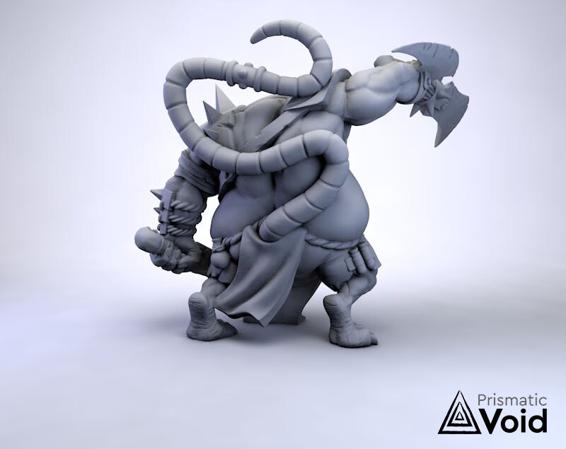 Rat Ogre Miniature for Dungeons & Dragons Tabletop RPG | Etsy