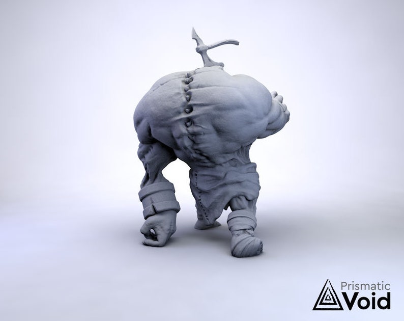 Undead Ogre Zombie Miniature for Dungeons & Dragons - Etsy