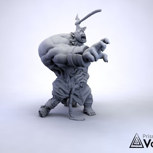 Undead Ogre Zombie - Miniature for Dungeons & Dragons, Tabletop RPG ...