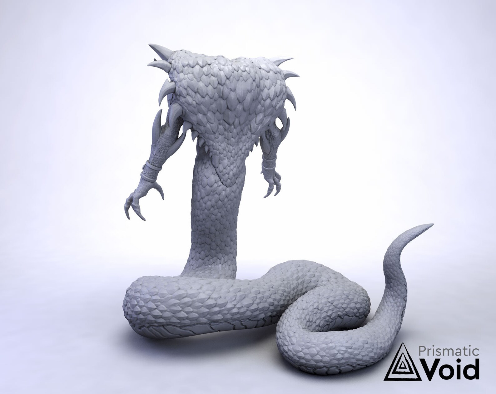 Naga / Serpentfolk / Yuan-ti - Miniature for Dungeons & Dragons ...