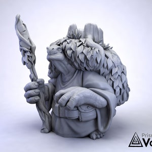 Tortle Druid / Shaman - Miniature for Dungeons & Dragons, Pathfinder ...