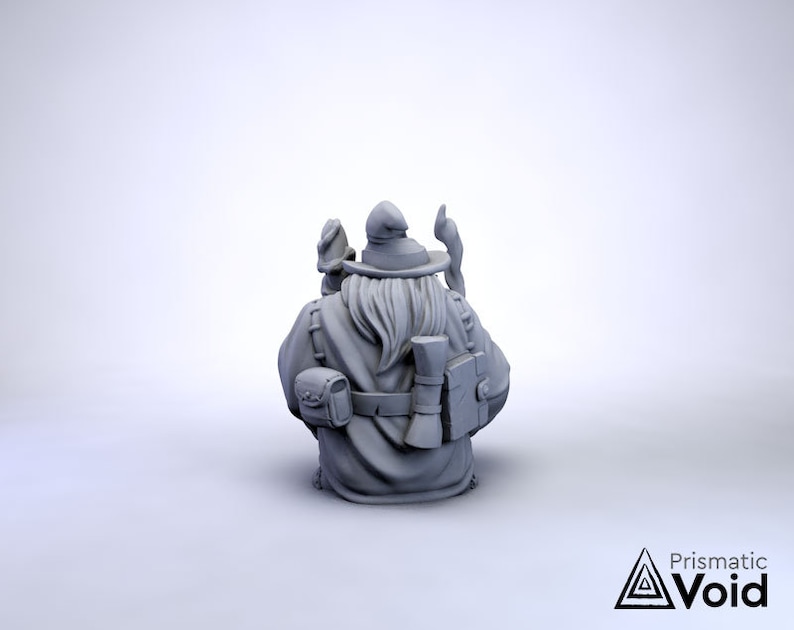 Dwarf Wizard Miniature for Dungeons & Dragons Tabletop RPG | Etsy