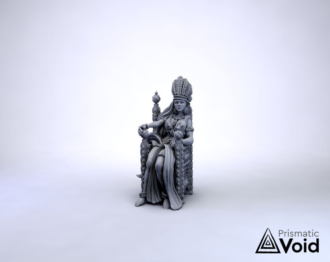 Queen / Empress / High Priestess Miniature for Dungeons & Dragons ...