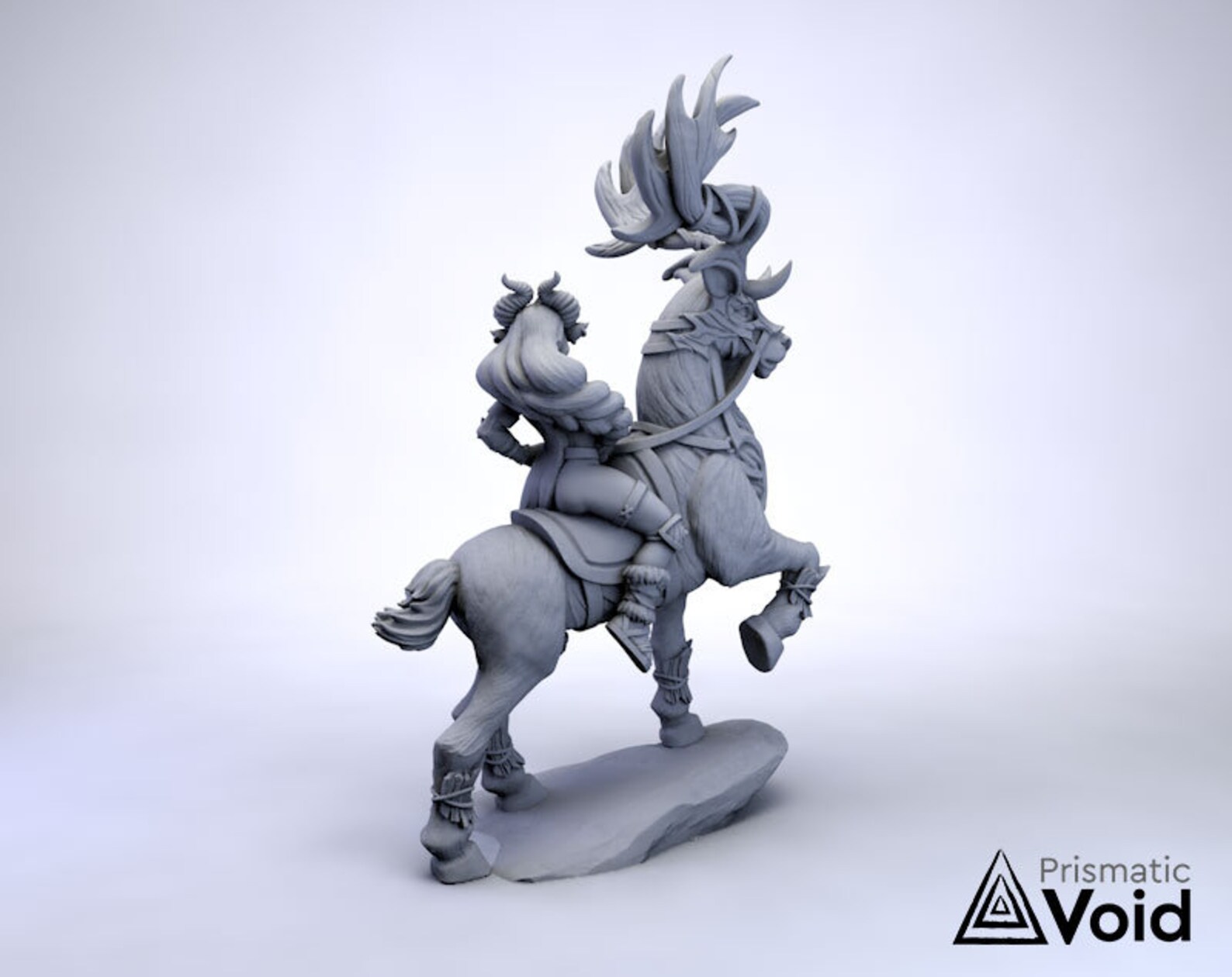 Dryad Leader on a Deer / Fey Miniature for Dungeons & - Etsy