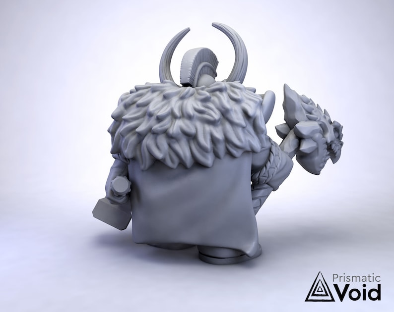 Dwarven Lord / Dwarf King - Miniature for Dungeons & Dragons ...
