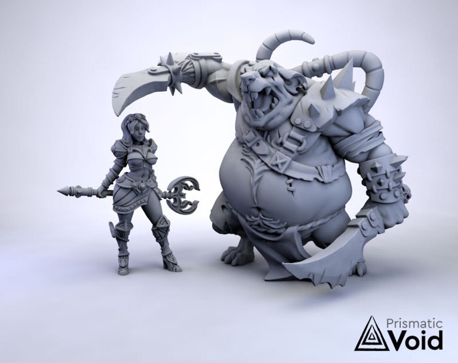 Rat Ogre Miniature for Dungeons & Dragons Tabletop RPG - Etsy