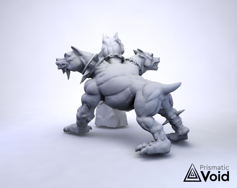 Cerberus Miniature for Dungeons & Dragons Tabletop RPG - Etsy