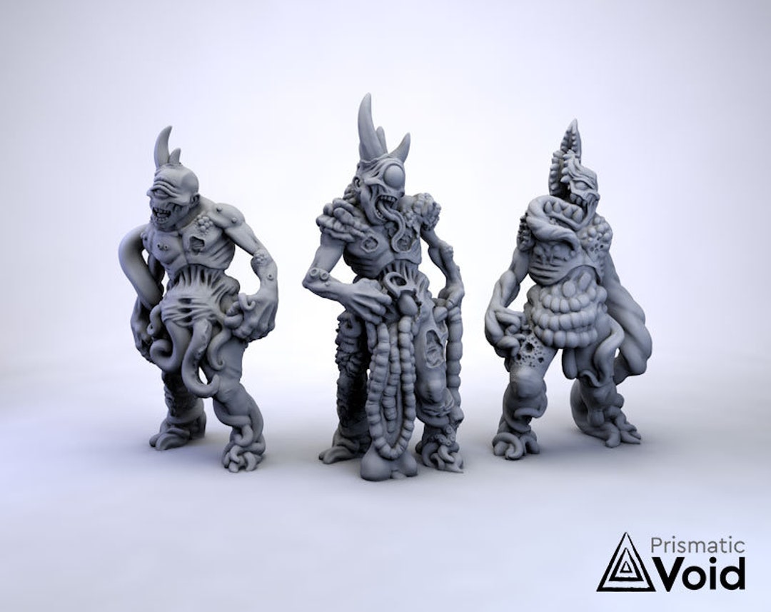 Plague Demons Miniatures for Dungeons & Dragons Tabletop - Etsy