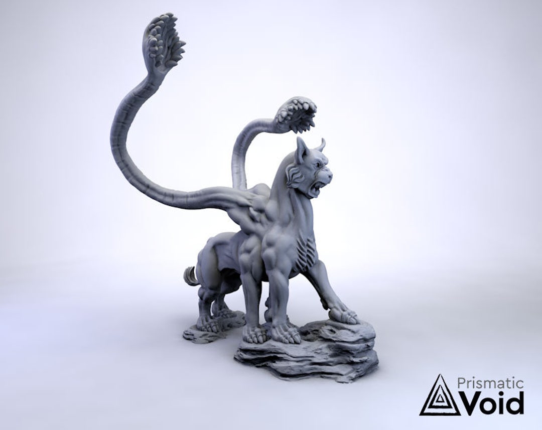 Displace Beast 1 Miniature for Dungeons & Dragons, Tabletop RPG - Etsy