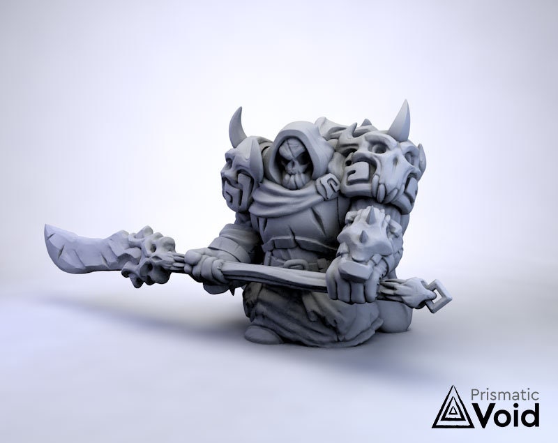 Dwarf Death Knight - Miniature for Dungeons & Dragons, Tabletop RPG ...
