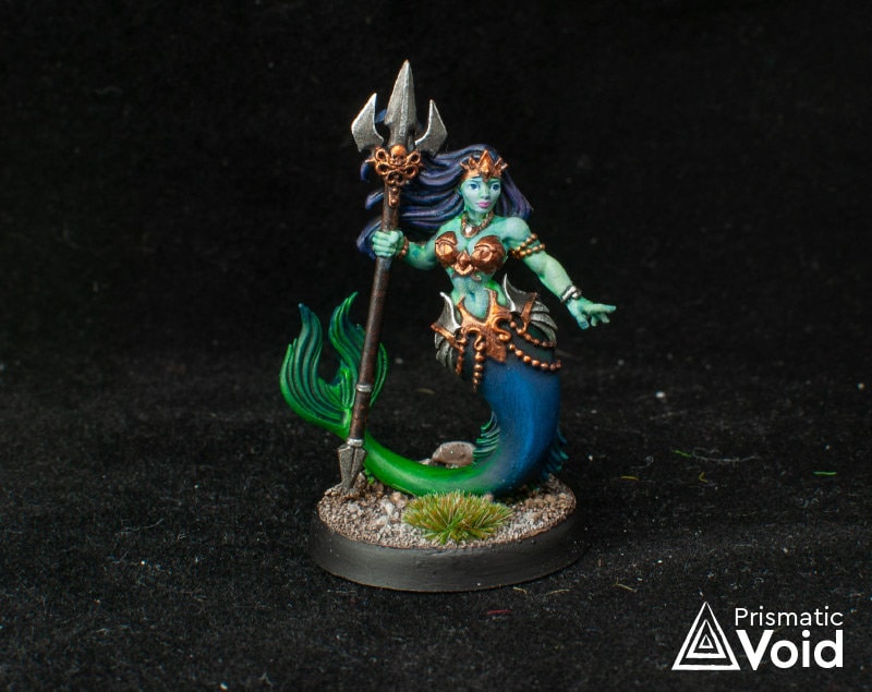 Merfolk Queen / Siren / Mermaid Miniature for Dungeons & | Etsy