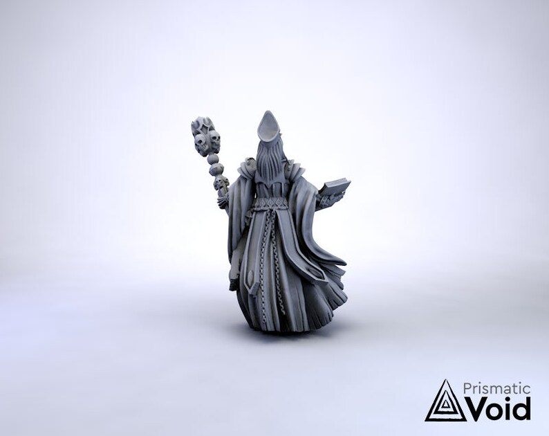 Lich Miniature for Dungeons & Dragons Pathfinder RPG WH - Etsy