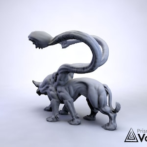 Displace Beast 1 Miniature for Dungeons & Dragons, Tabletop RPG 5E - Etsy