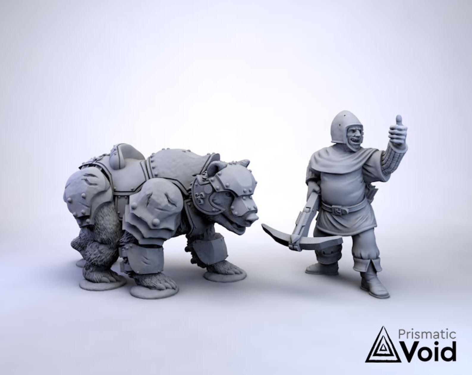 Armored Bear / Companion / Mount Miniature for Dungeons & | Etsy