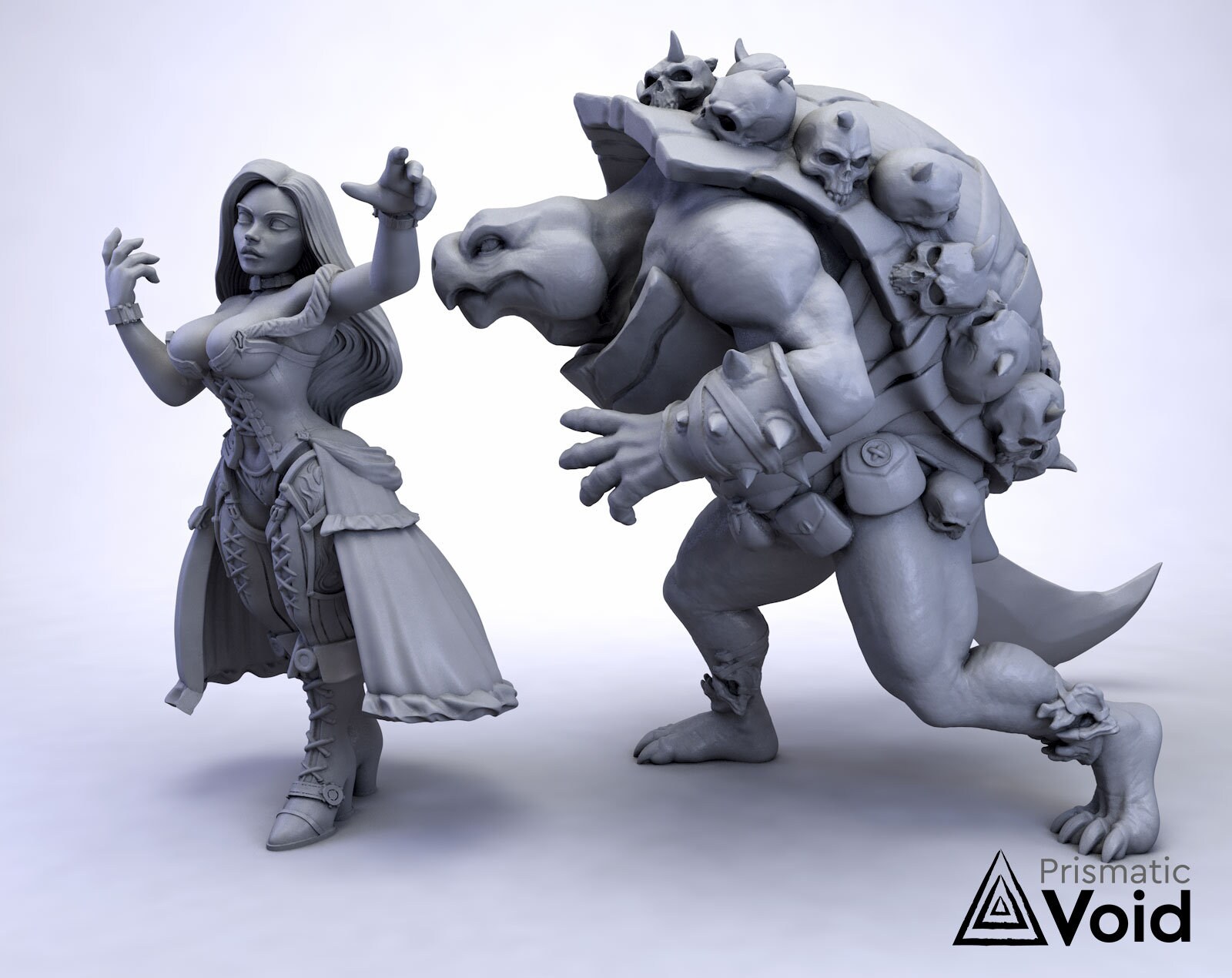 Tortle Barbarian / Fighter Miniature for Dungeons & Dragons - Etsy