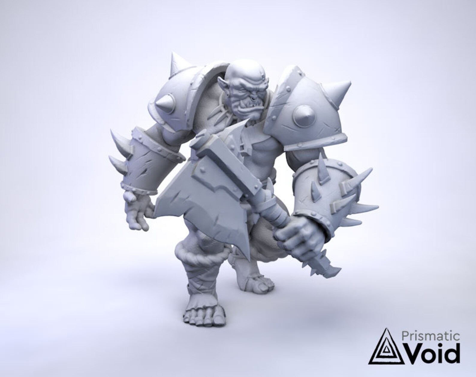 Orc Mercenary / Ogre / Half-orc Miniature for Dungeons & - Etsy