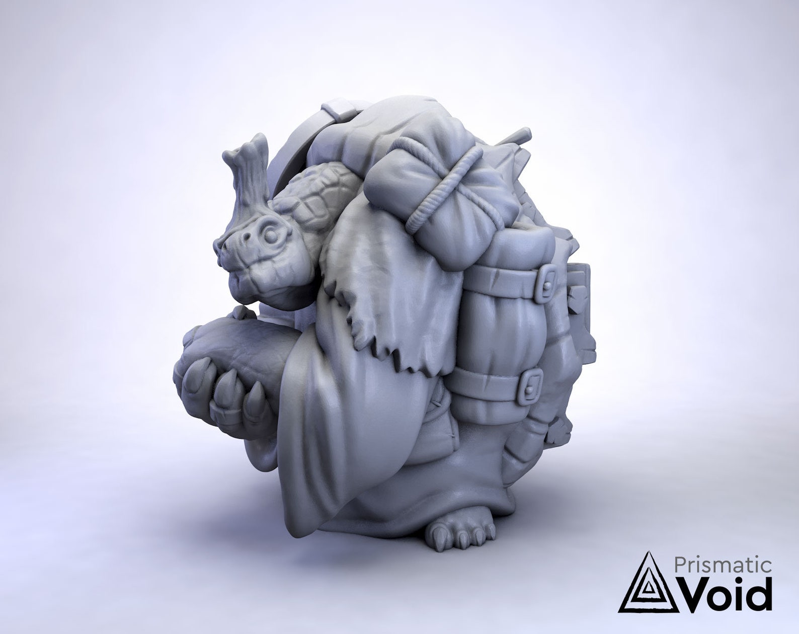Tortle Merchant / Trader - Miniature for Dungeons & Dragons, Pathfinder ...