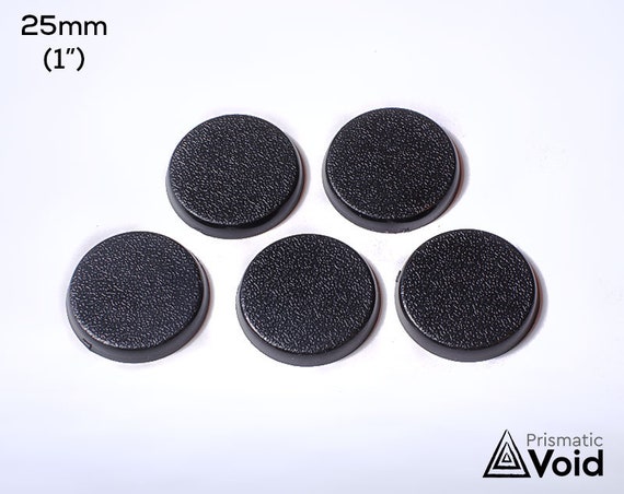 Round plastic bases 25mm / 32mm / 40mm 1 / 1.26 | Etsy