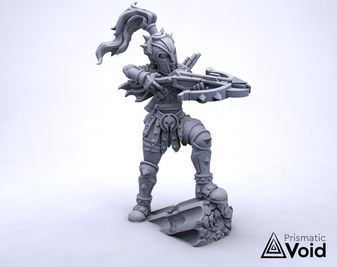Female Hoplite With Crossbow / Fighter - Miniatures for Dungeons ...