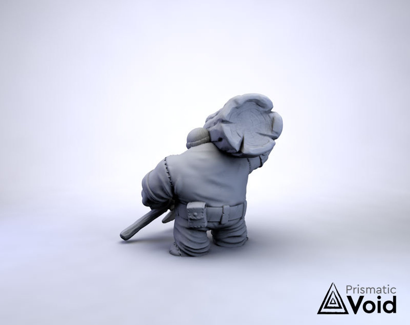 Dwarf Lumberjack Logger miniature for Dungeons & Dragons | Etsy