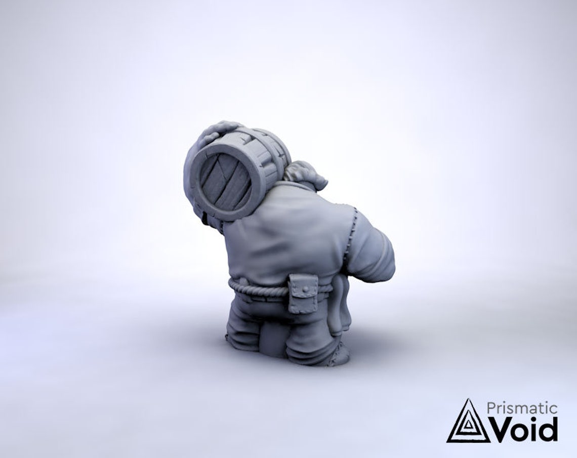 Dwarf Innkeeper Miniature for Dungeons & Dragons Tabletop - Etsy