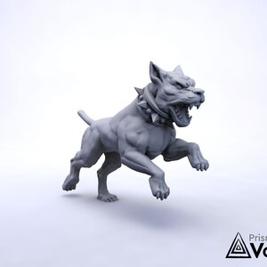 Veteran Gladiator With Dogs - Miniature for Dungeons & Dragons ...