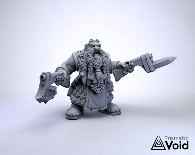 Dwarf Engineer Miniature for Dungeons & Dragons, Tabletop RPG - Etsy