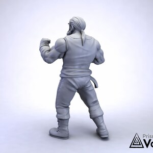 Human Brawler / Unarmed Fighter (variants) - Miniature for Dungeons ...