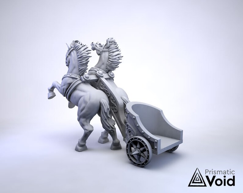 Female Hoplite on a Chariot / Fighter - Miniature for Dungeons ...
