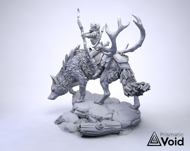 Epic Heroes: Veteran Ranger on a Dire Wolf variants | Etsy