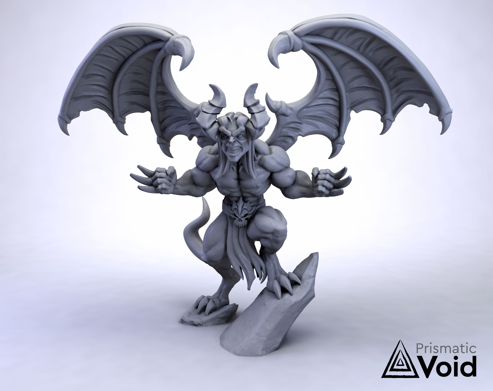 Winged Demon / Fiend / Devil miniature for Dungeons & | Etsy