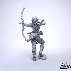Epic Heroes: Veteran Ranger on a Dire Wolf Variants Miniature for ...