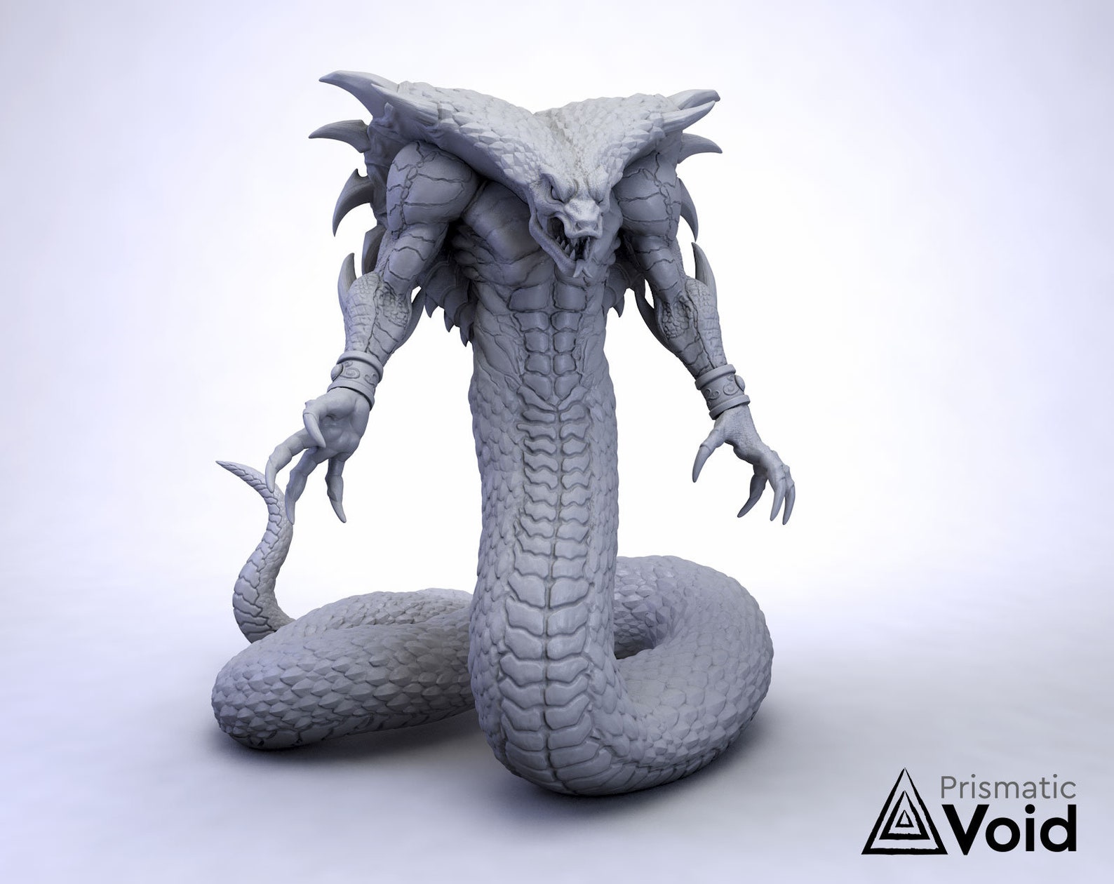 Naga / Serpentfolk / Yuan-ti - Miniature for Dungeons & Dragons ...