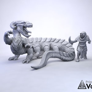 Behir / Beithir / Nathair Miniature for Dungeons & Dragons, Tabletop ...