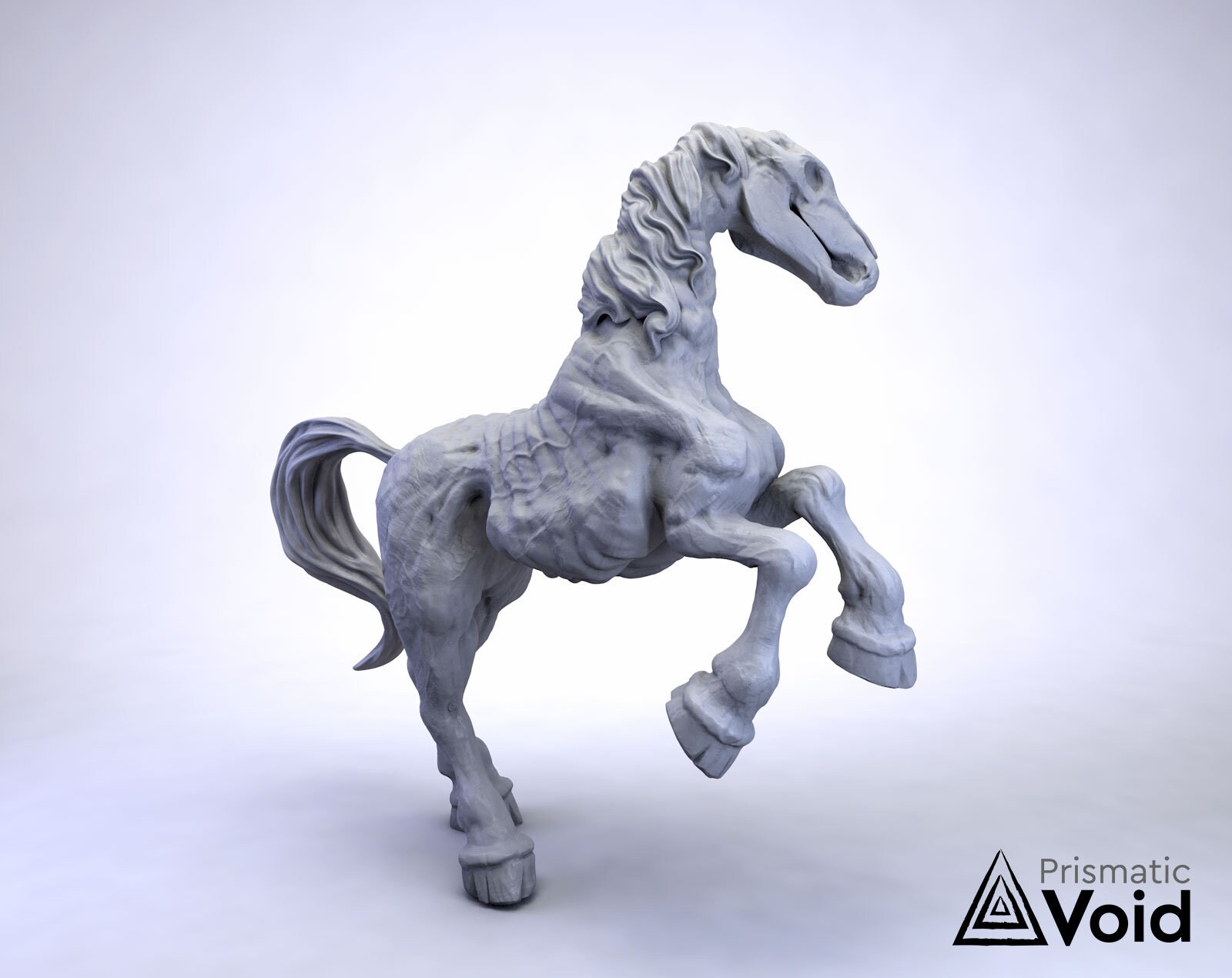 Undead Steed / Zombie Horse miniature for Dungeons & | Etsy