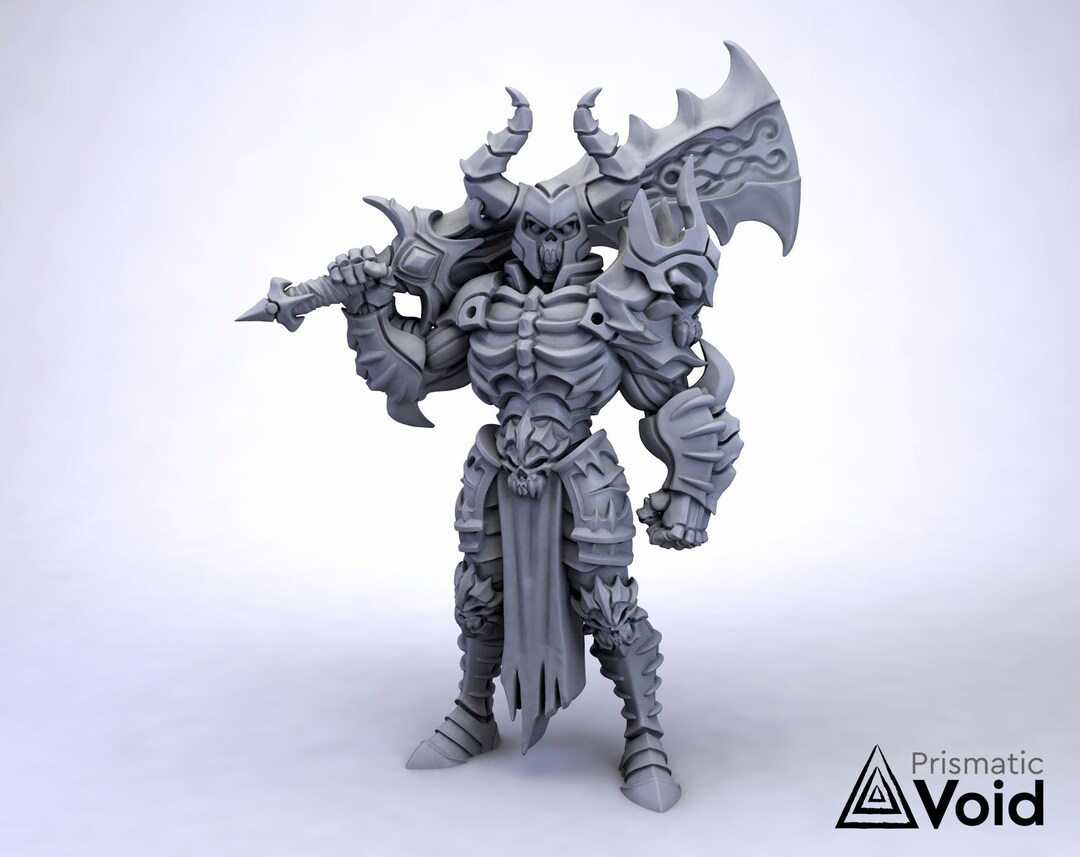 Skeleton General / Chaos Warrior Miniature for Dungeons & - Etsy
